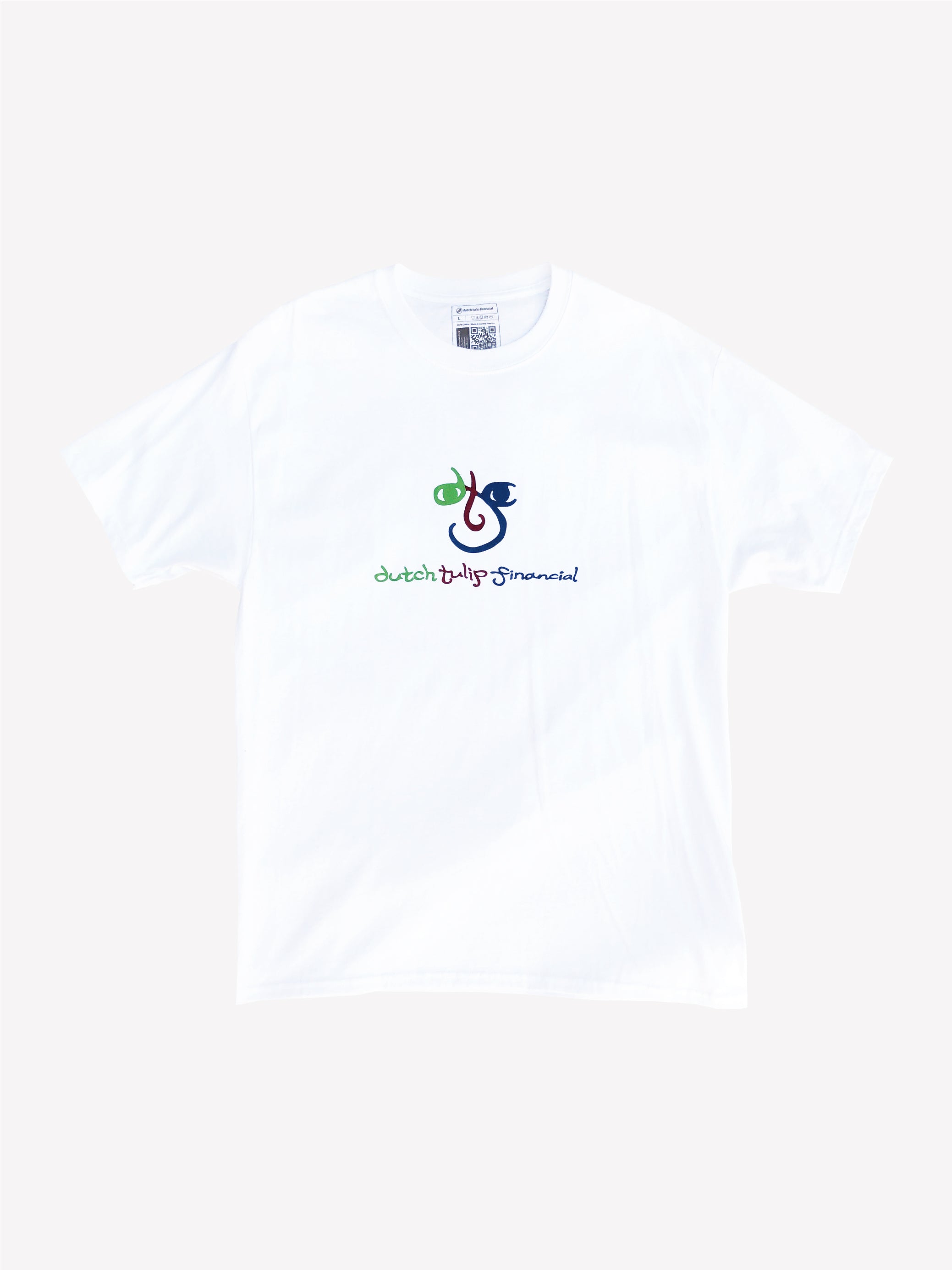 DTF Face Tee - White – Dutch Tulip Financial